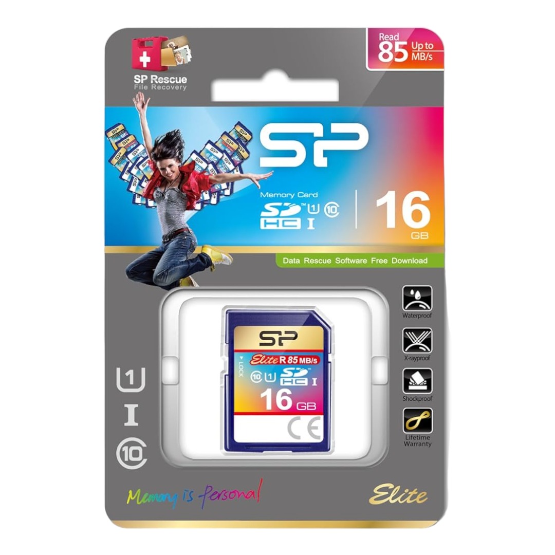 تفاصيل المنتج SP Elite SDHC Card 16 GB - بريموس