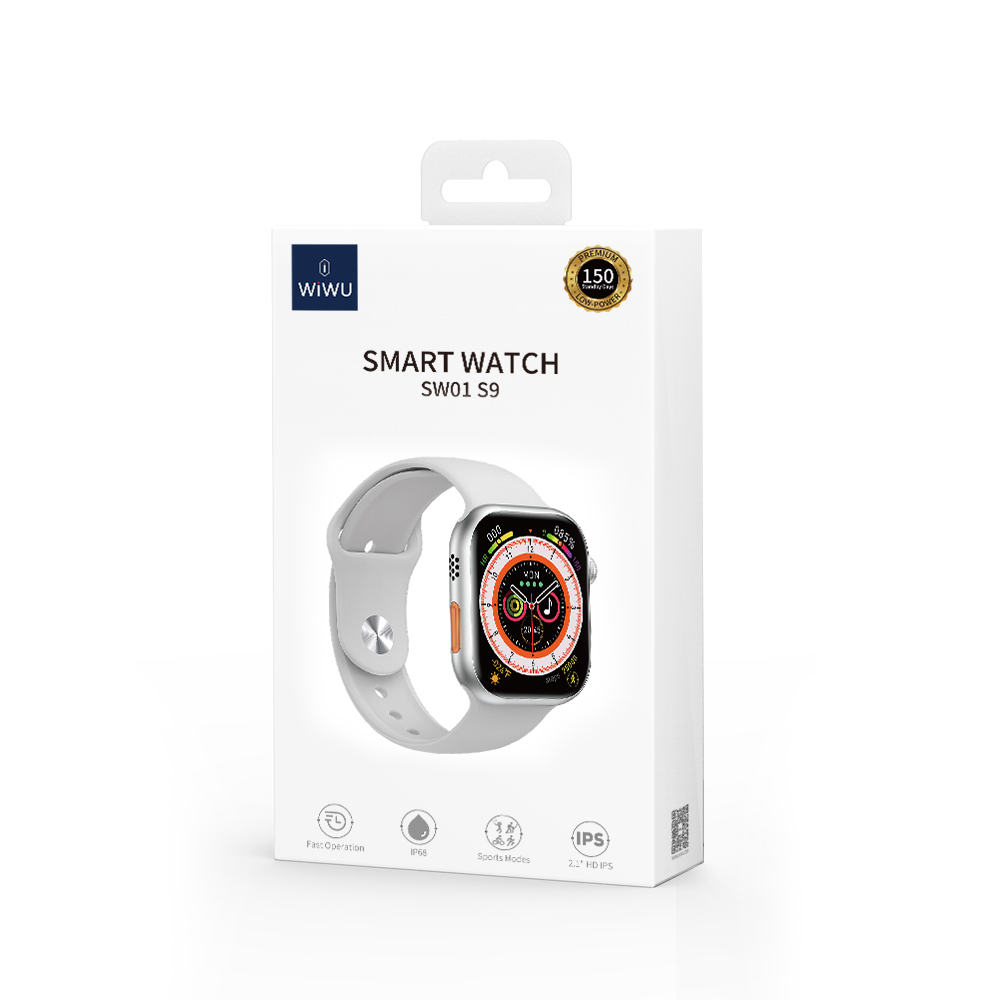 تفاصيل المنتج WiWU Smart Watch SW01 S9 - بريموس