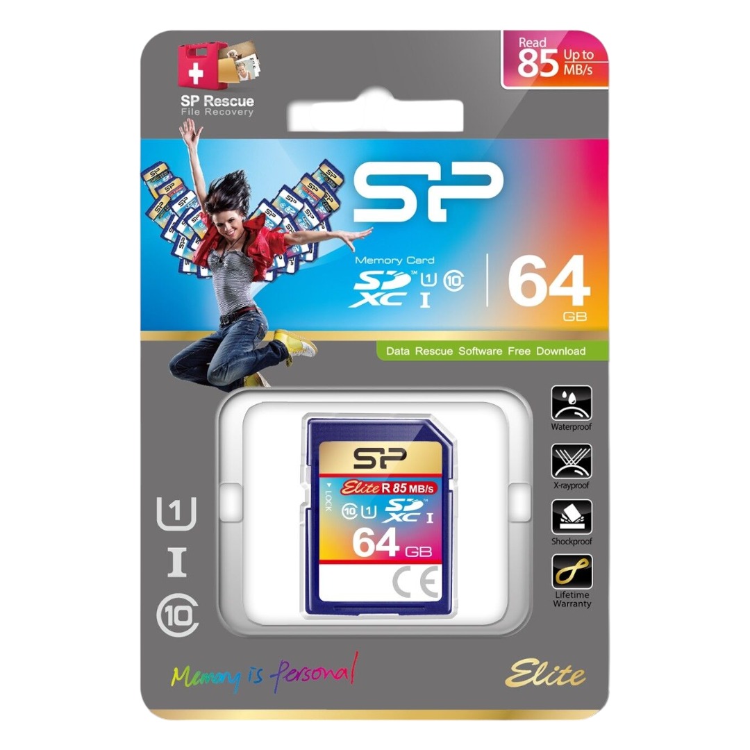 تفاصيل المنتج SP Elite SDHC Card 64GB - بريموس